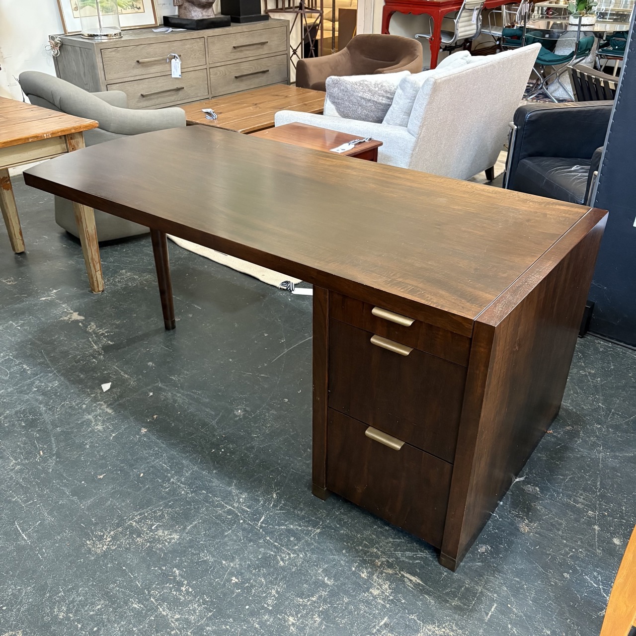 Robert Ledingham Designed Rosewood Desk - Coast Consignment